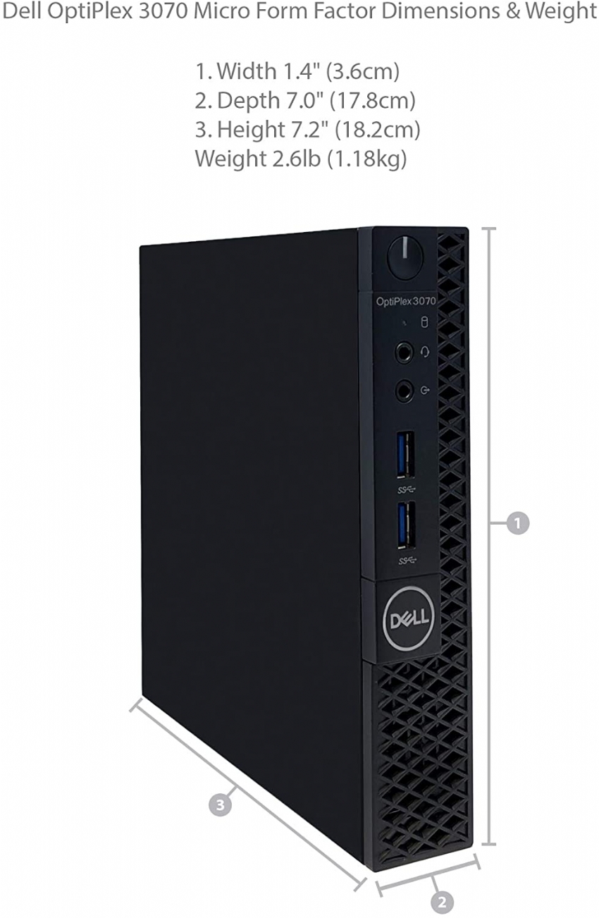 Máy tính để bàn Dell OptiPlex 3070 Micro